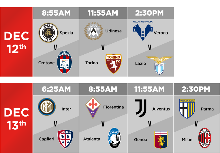Serie A Italian League Soccer - TLN
