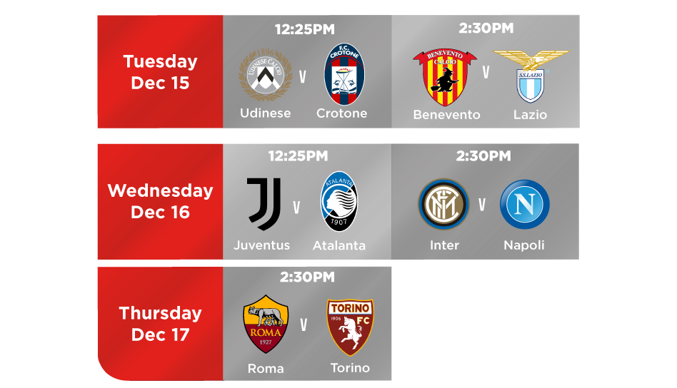 Serie A Italian League Soccer - TLN