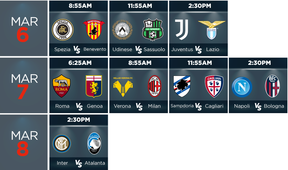 Serie A Italian League Soccer - TLN