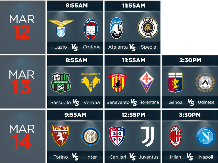 Serie A Italian League Soccer - TLN